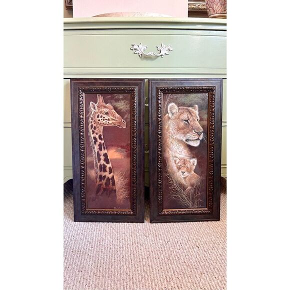 Ruane Manning | Art | Vintageruane Manning Proud Mother Lioness Cub ...